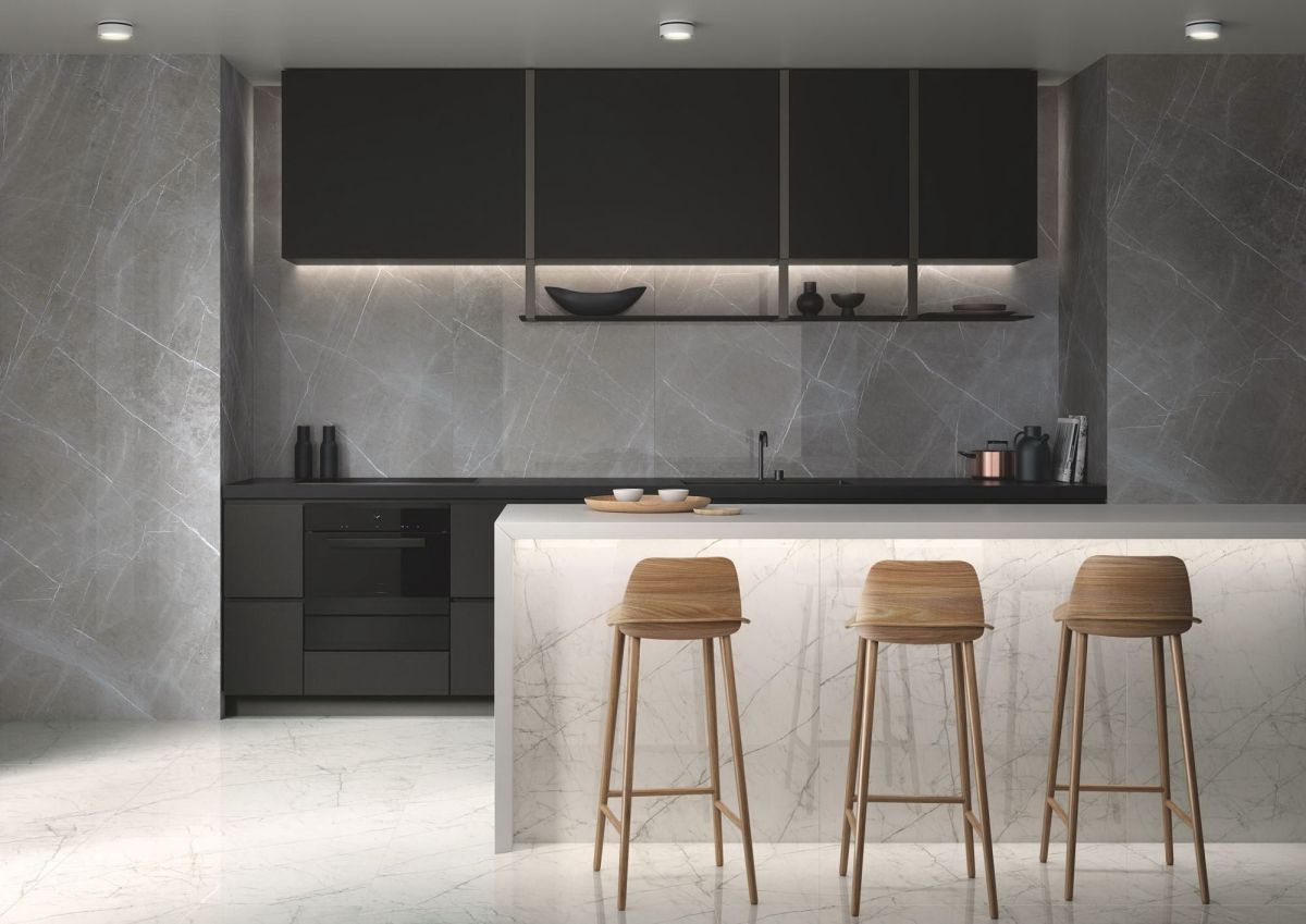 Sintered Stone Kitchen YBA150 – Foshan Baochen Home Furnishing Co., Ltd.